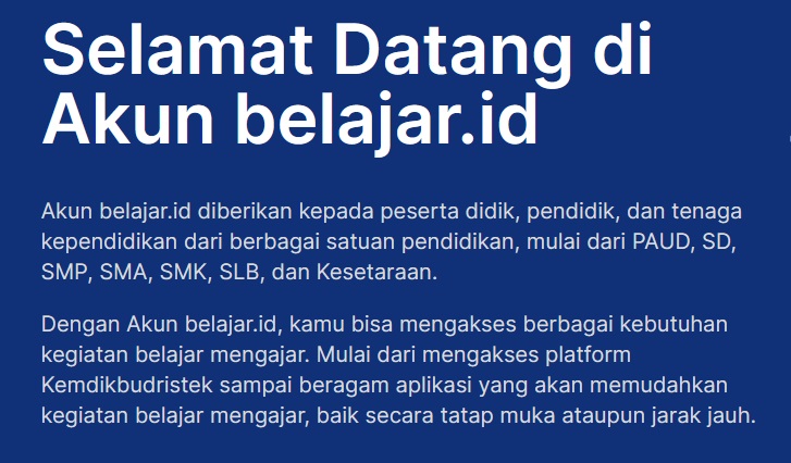 8 Platform yang Bisa Diakses Menggunakan Akun Belajar.id 8 Platform yang Bisa Diakses Menggunakan Akun Belajar.id