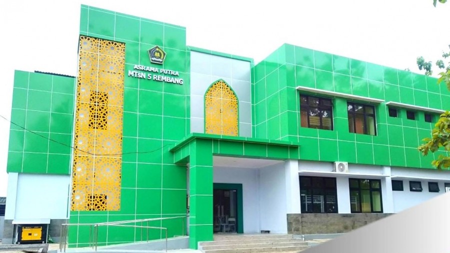 MTsN 5 Rembang Punya Asrama Putra Baru