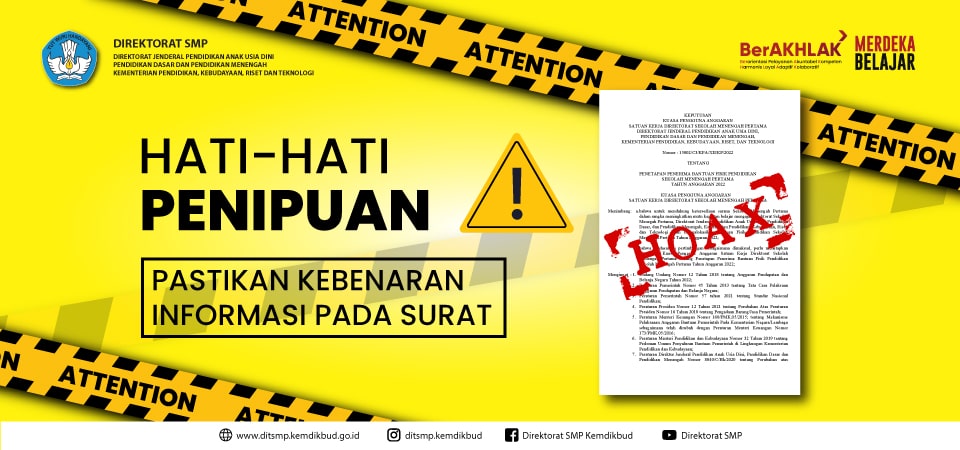 Sekolah, Hati-Hati Penipuan Mengatasnamakan Kemendikbudristek: Begini ... Sekolah, Hati-Hati Penipuan Mengatasnamakan Kemendikbudristek: Begini ...