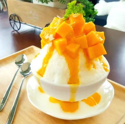 Mango Patbingsoo, Dessert Mangga Khas Korea Pas Buat Pencinta Mangga