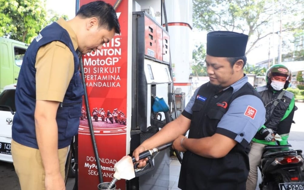 Hindari Kecurangan, SPBU di Kota Tangerang Lakukan Uji Tera Jelang Mudik Lebaran