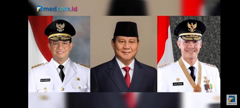 Survei Elektabilitas Anies Ganjar Dan Prabowo Bersaing Ketat