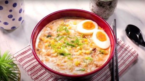 Spicy Milk Ramen, Buatnya Cuma 3 Langkah Aja Loh!