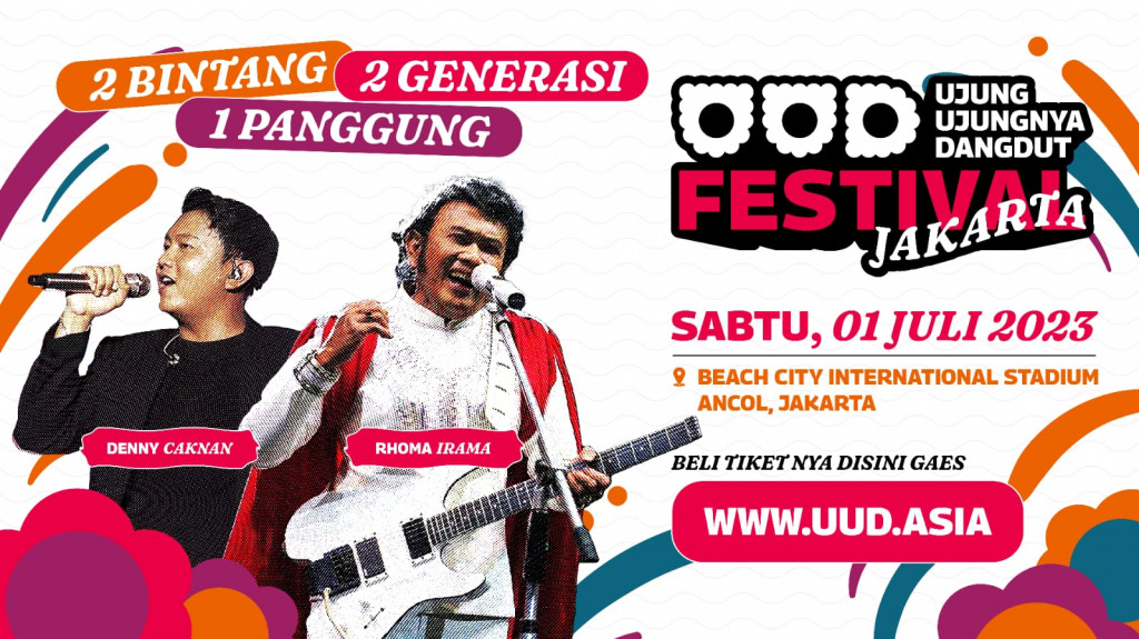 UUD Festival Jakarta 2023: 2 Bintang, 2 Generasi di Satu Panggung
