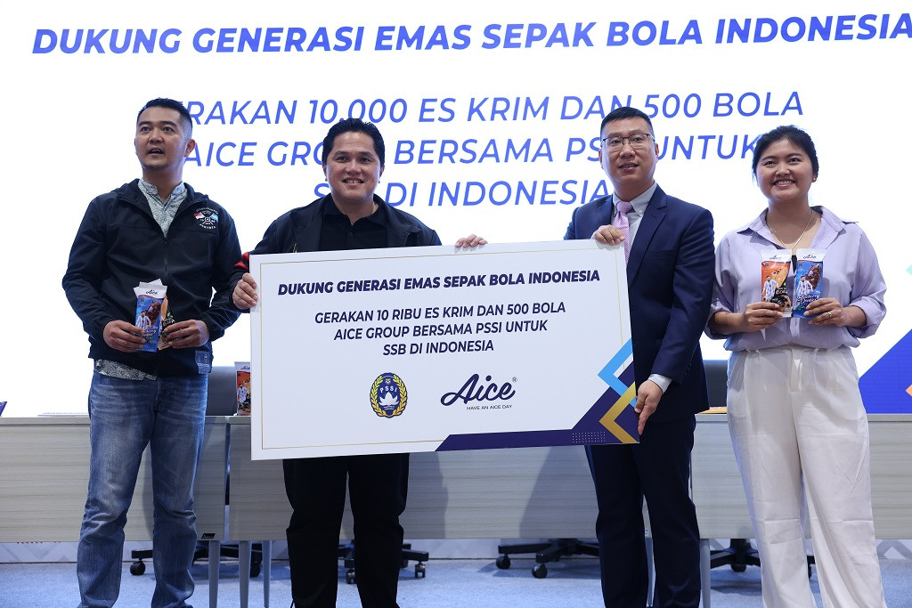 PSSI Apresiasi Aice Group Jadi Sponsor Indonesia vs Argentina