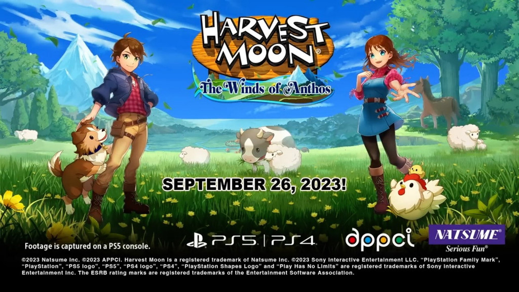 Harvest Moon: The Winds of Anthos Rilis pada 26 September 2023