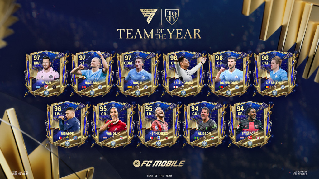 EA SPORTS FC Mobile Sudah Dilengkapi dengan Para Kandidat TOTY