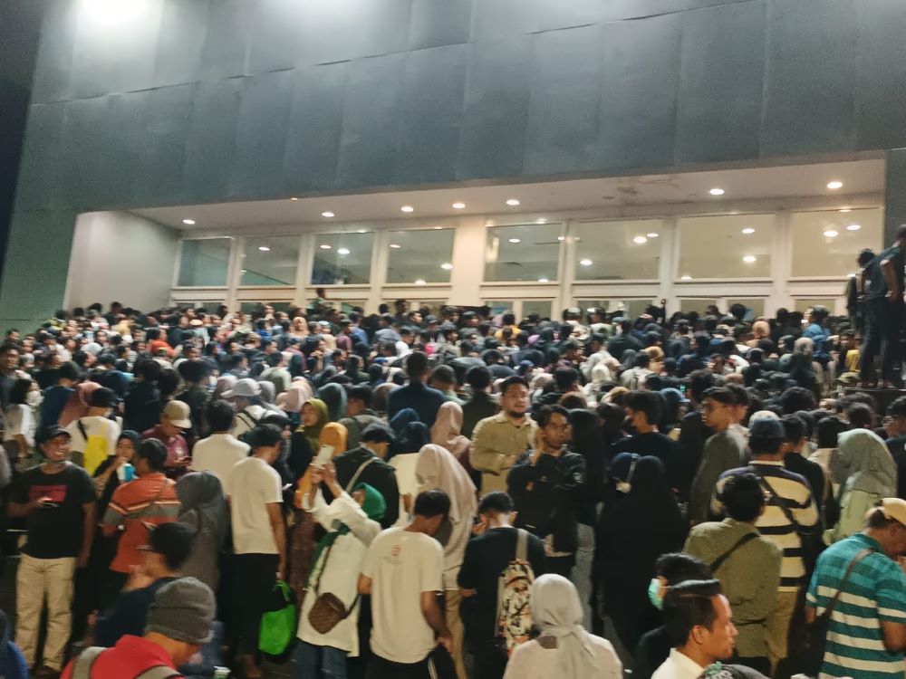 Acara Desak Anies di Surabaya Overload Acara Desak Anies di Surabaya Overload