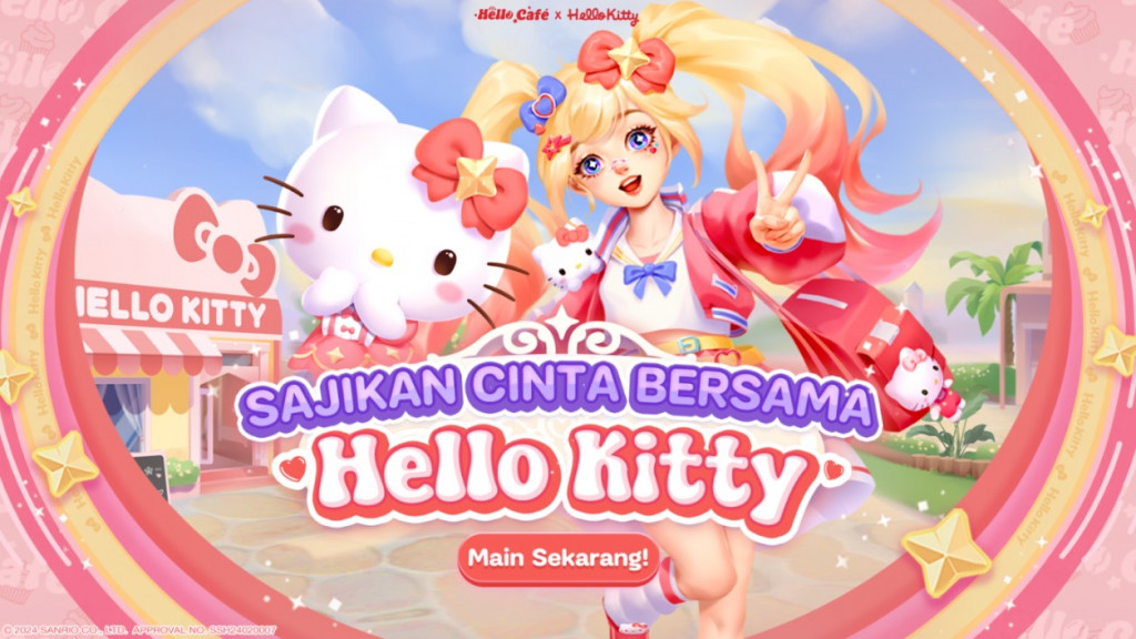 Game Hello Café Kolaborasi dengan Sanrio, Hadirkan Konten Hello Kitty