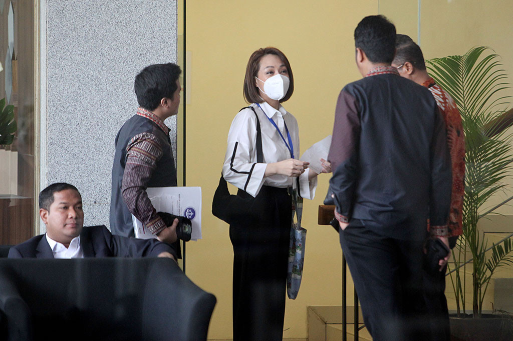 KPK Periksa Rina Lauwy Kosasih Terkait Penyidikan PT Taspen KPK Periksa Rina Lauwy Kosasih Terkait Penyidikan PT Taspen