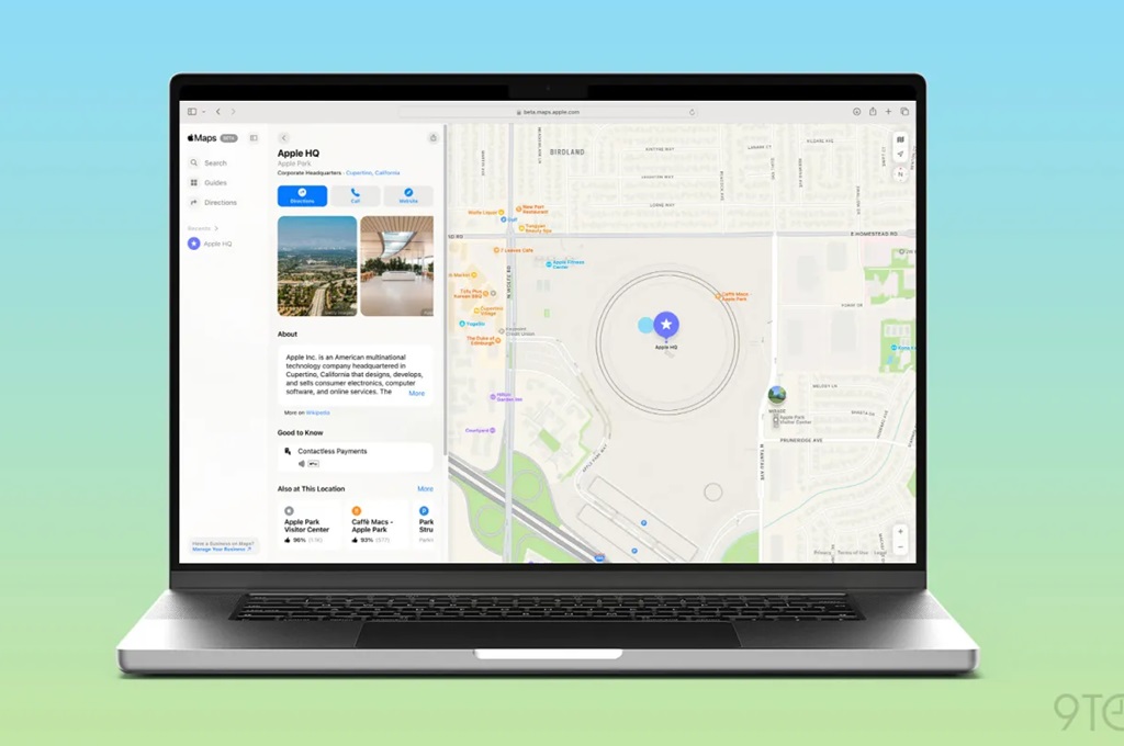 Apple Maps versi Beta Kini Tersedia di Web