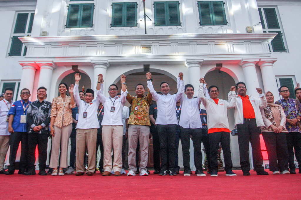 Tiga Paslon Gubernur-Wakil Gubernur DKI Deklarasikan Kampanye Damai