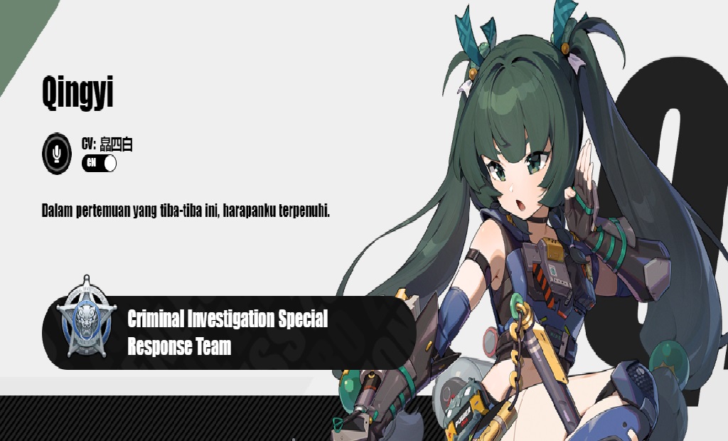 Panduan Build Qingyi Terbaik di Zenless Zone Zero