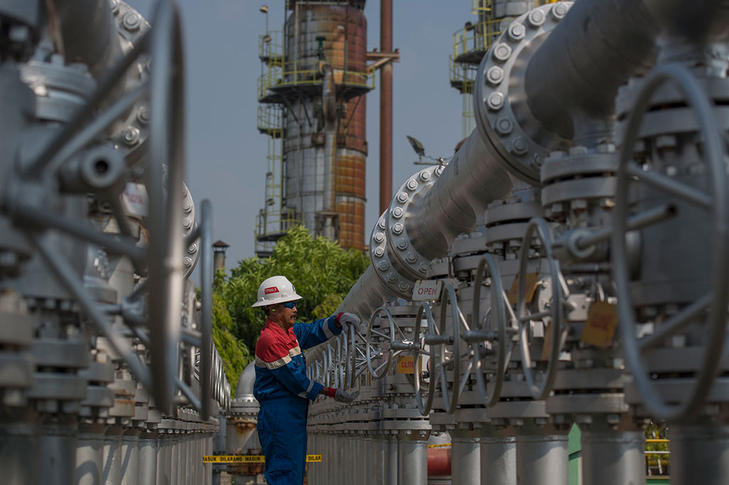 Aktivitas Pertamina Stasiun Pengumpul Subang