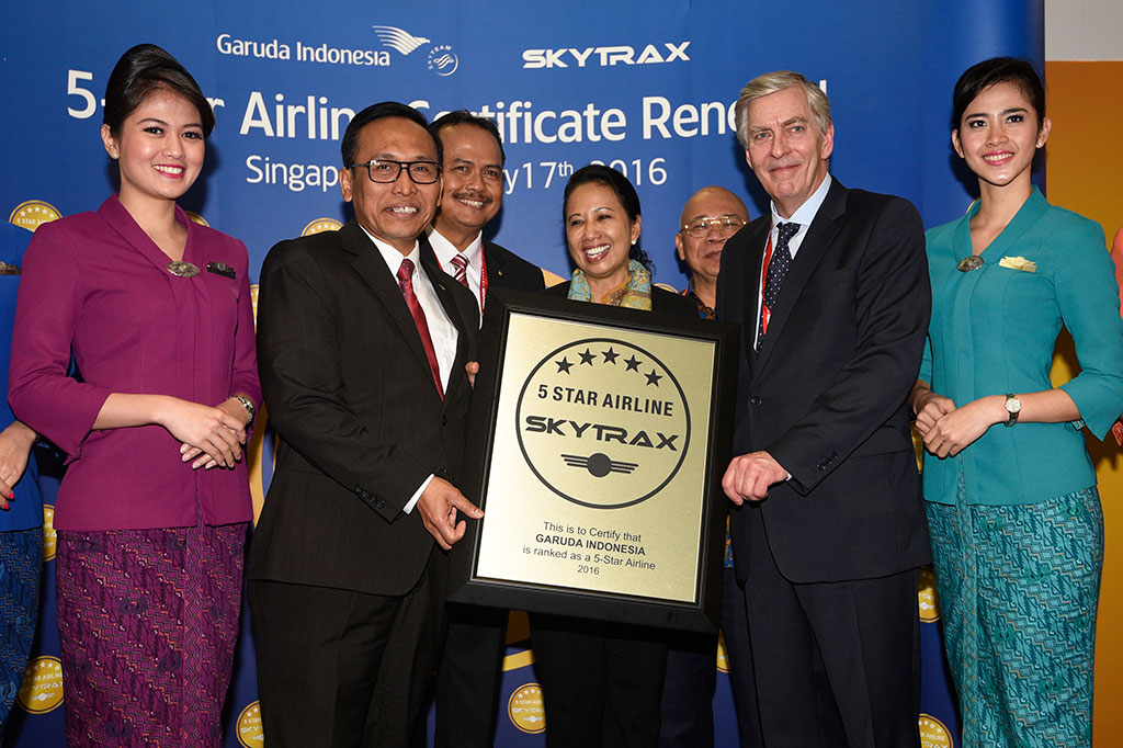 Garuda Indonesia Raih Penghargaan Maskapai Bintang Lima