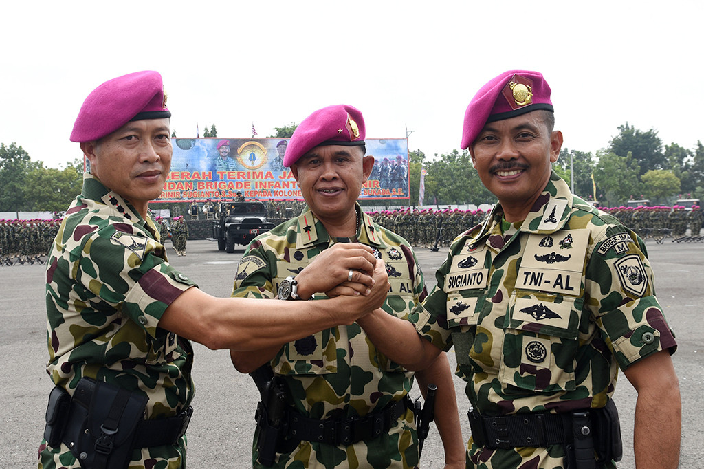 Komandan Baru Brigif-1 Marinir Resmi Dilantik - Medcom.id
