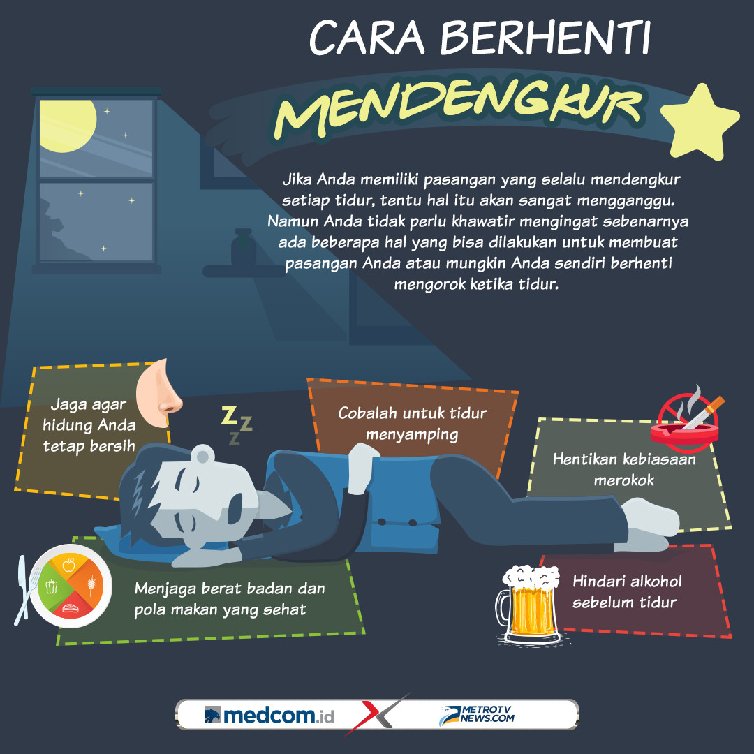 Cara agar Berhenti Mendengkur