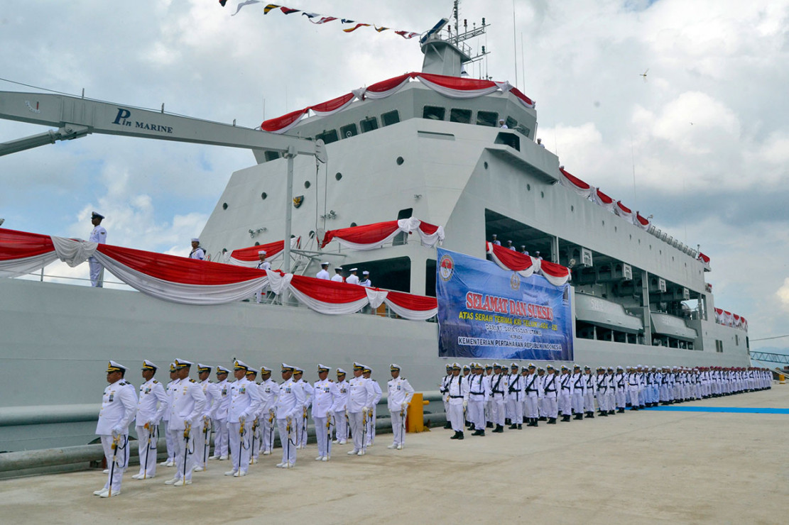 Menhan Hadiri Serah-Terima KRI Teluk Lada - Medcom.id