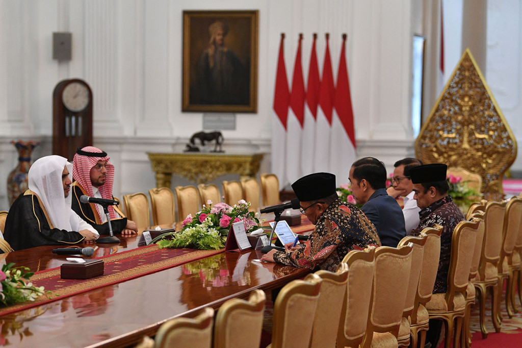 Bertemu Jokowi, Sekjen Liga Muslim Dunia Puji Toleransi Indonesia