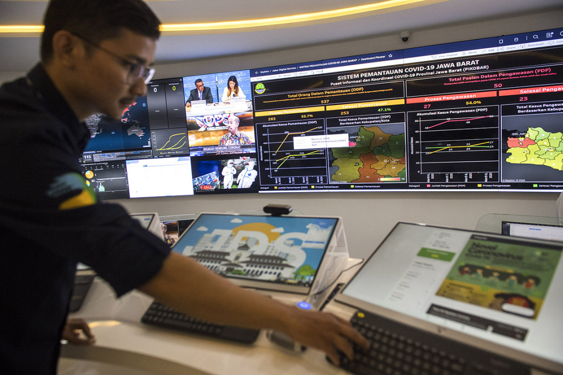 Ridwan Kamil Resmikan Jabar Command Center di Bandung