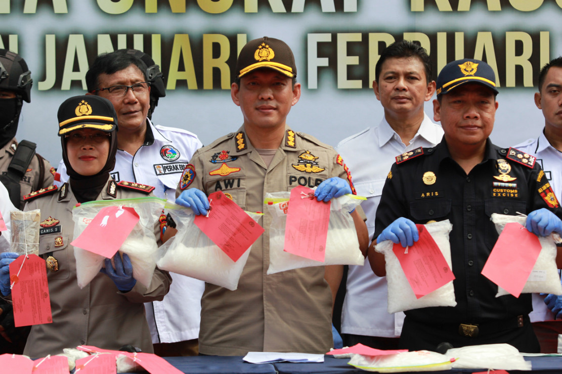 Polres Pelabuhan Tanjung Perak Surabaya Sita 30Kg Sabu