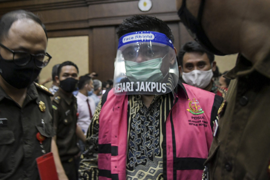 6 Terdakwa Korupsi Jiwasraya Jalani Sidang Perdana - Medcom.id 6 Terdakwa Korupsi Jiwasraya Jalani Sidang Perdana - Medcom.id