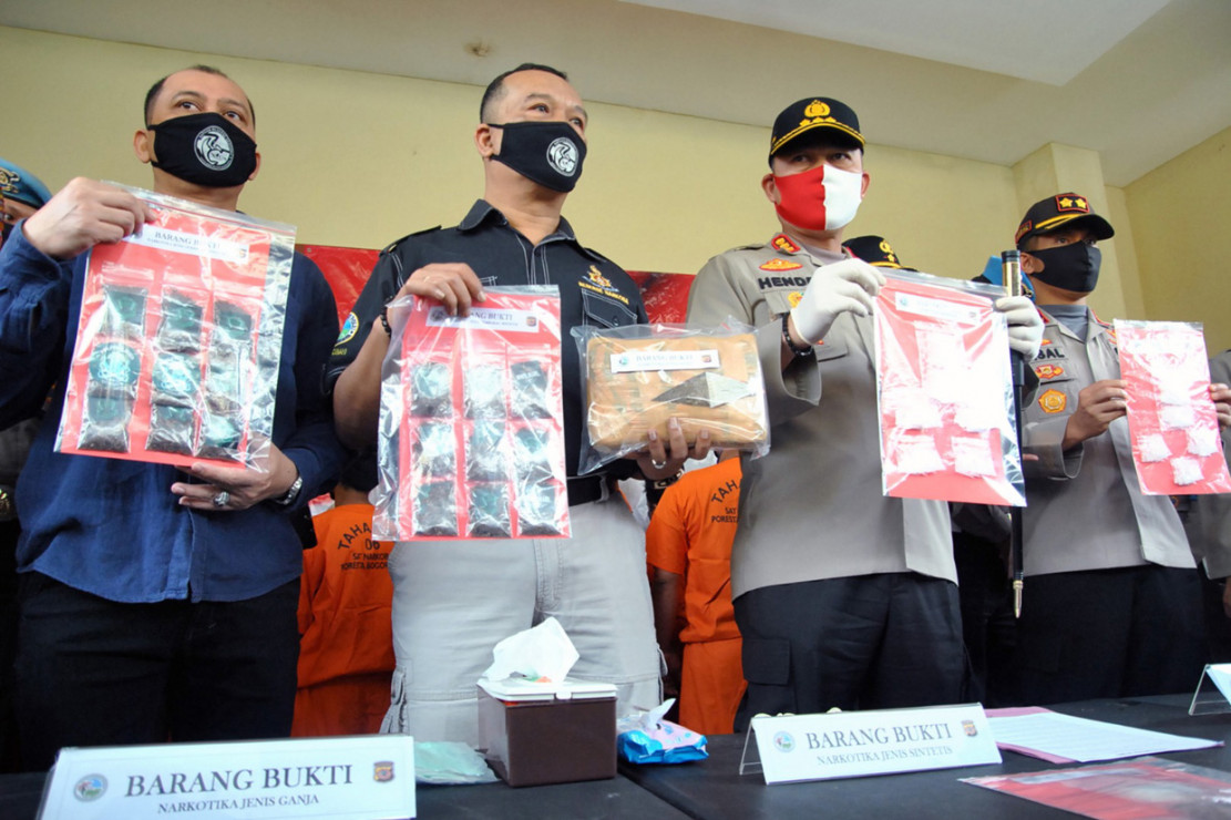Polresta Bogor Ungkap 19 Kasus Narkoba, 24 Tersangka Ditangkap - Medcom.id