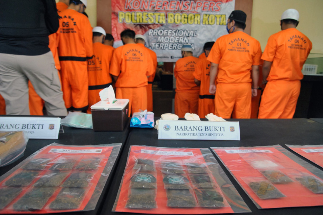 Polresta Bogor Ungkap 19 Kasus Narkoba, 24 Tersangka Ditangkap - Medcom.id