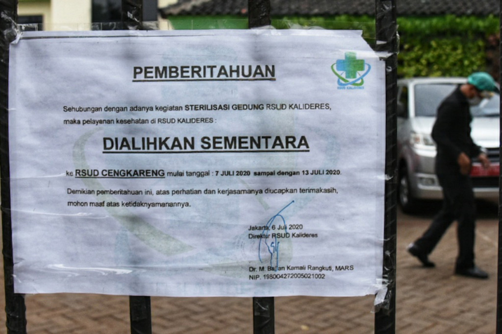 Tenaga Medis Terpapar Covid-19, Layanan RSUD Kalideres Dialihkan Sementara