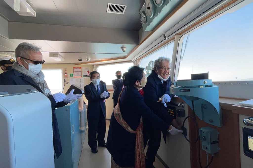 Dubes RI di Jepang Resmikan Kapal Super Tanker Pertamina Pride - Medcom.id