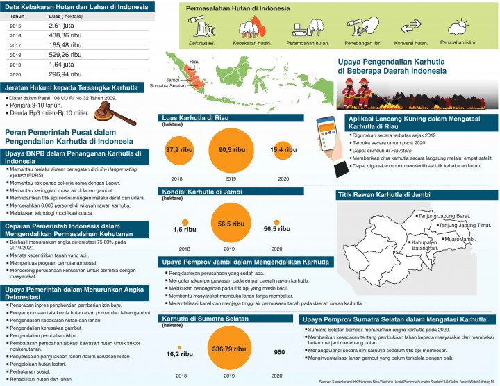 Pengendalian Kebakaran Hutan dan Lahan di Indonesia
