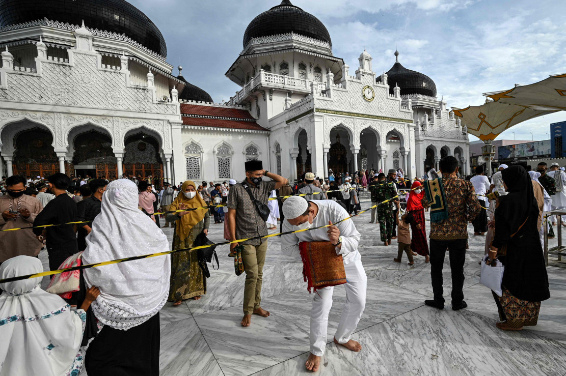 Foto: Ribuan Jemaah Salat Idul Adha Padati Masjid Raya Baiturrahman Aceh Foto: Ribuan Jemaah Salat Idul Adha Padati Masjid Raya Baiturrahman Aceh