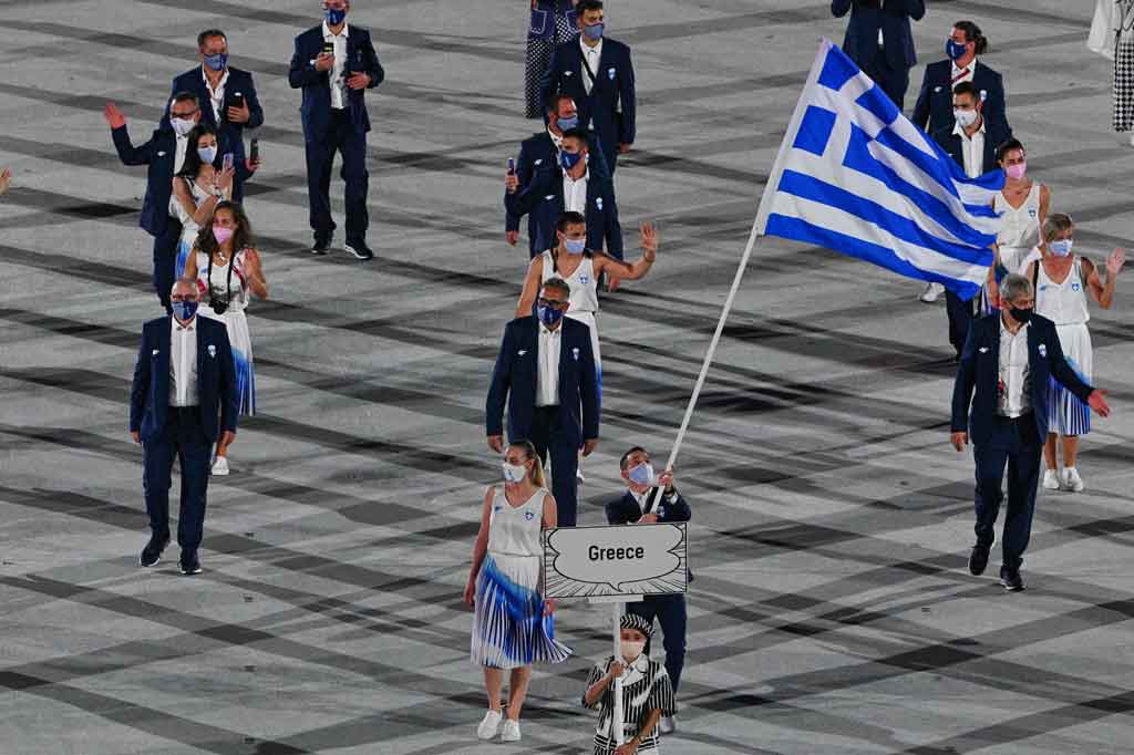 Kontingen Indonesia Tampil Menawan di Pembukaan Olimpiade Tokyo