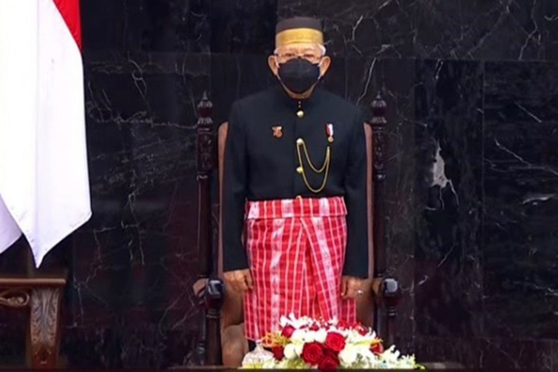 Potret Jokowi Pakai Baju Adat Badui Pada Sidang Tahunan 2021 Medcom Id