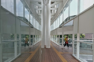 Foto: Melihat Halte Integrasi CSW yang Baru Beroperasi