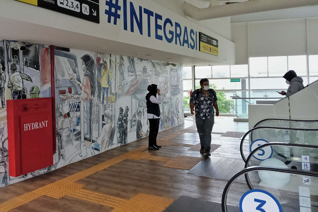 Foto: Melihat Halte Integrasi CSW yang Baru Beroperasi