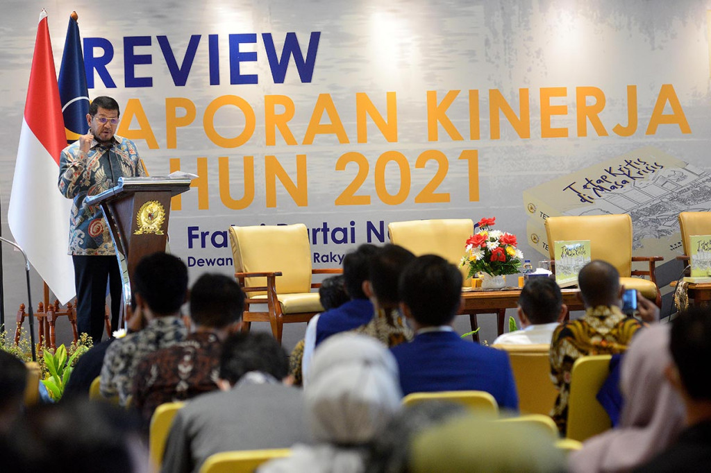 Laporan Kinerja Fraksi NasDem Dituangkan dalam Buku