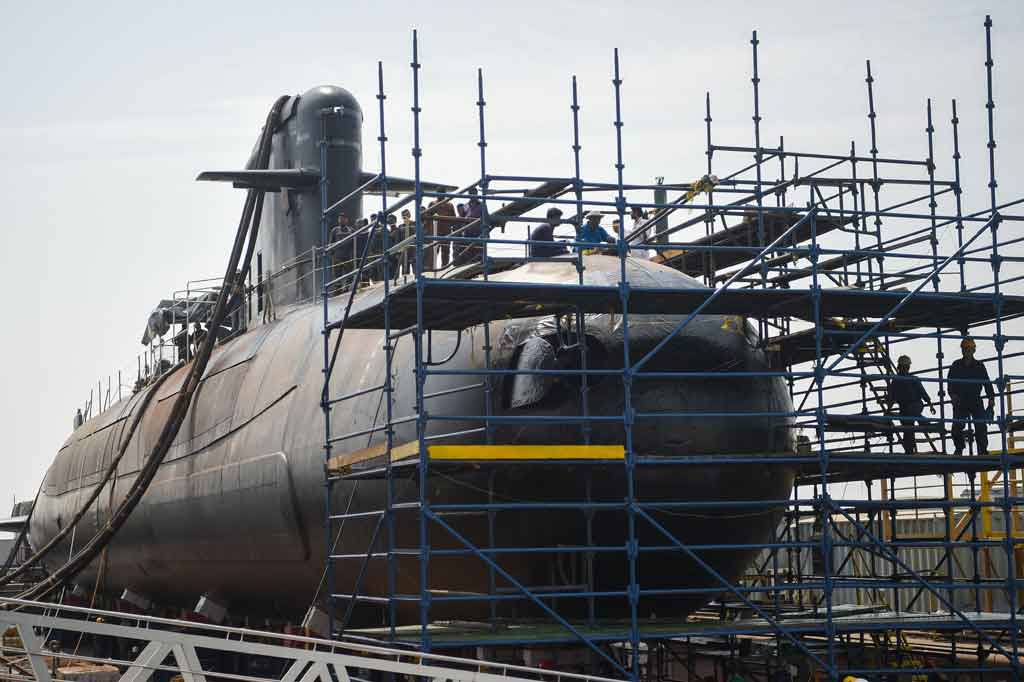 Kapal Selam Scorpene ke-6 India Siap Diluncurkan Minggu Depan - Medcom.id