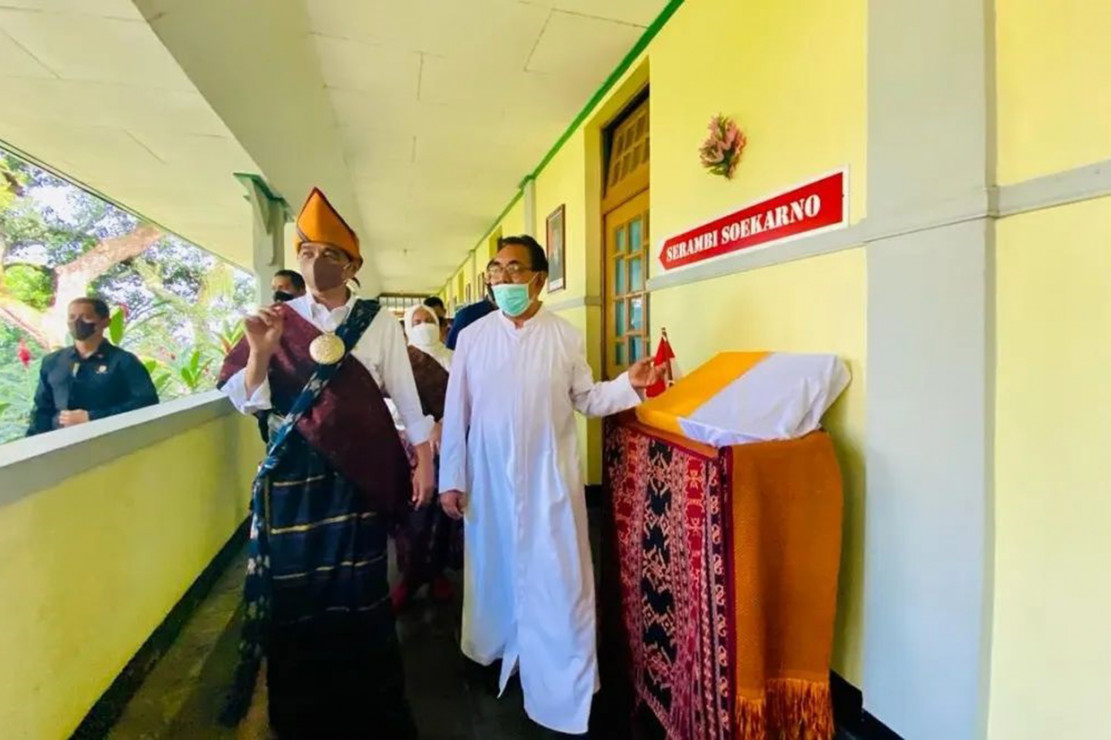 Sambangi Serambi Soekarno, Jokowi Kenang Kisah 2 Sahabat Bung Karno