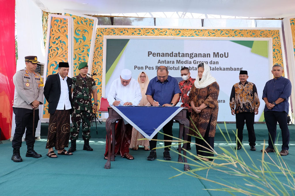 Media Group Jalin Kerja Sama dengan Ponpes Roudlotul Mubtadiin Balaikambang