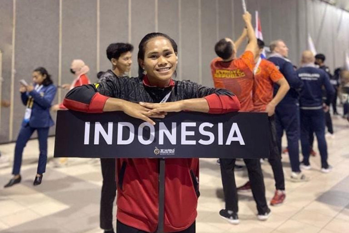 Jeni Kause Sumbang Emas untuk Indonesia di Kejuaraan Dunia Pencak Silat