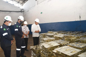 Jokowi Tinjau Pembangunan TSL Ausmelt PT Timah TBK