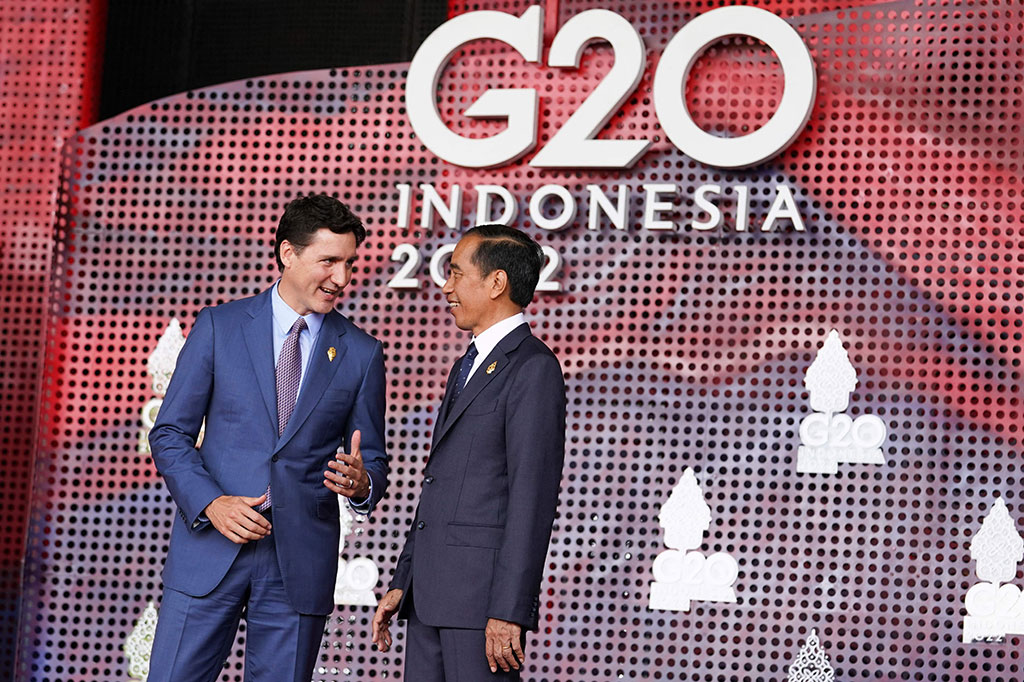 Foto Jokowi Sambut Para Pemimpin Negara Di Lokasi Ktt G20