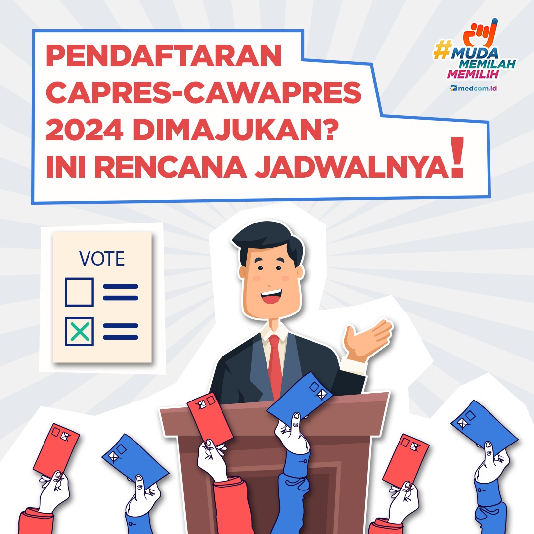 Pendaftaran Capres-Cawapres 2024 Dimajukan? Ini Rencana Jadwalnya!