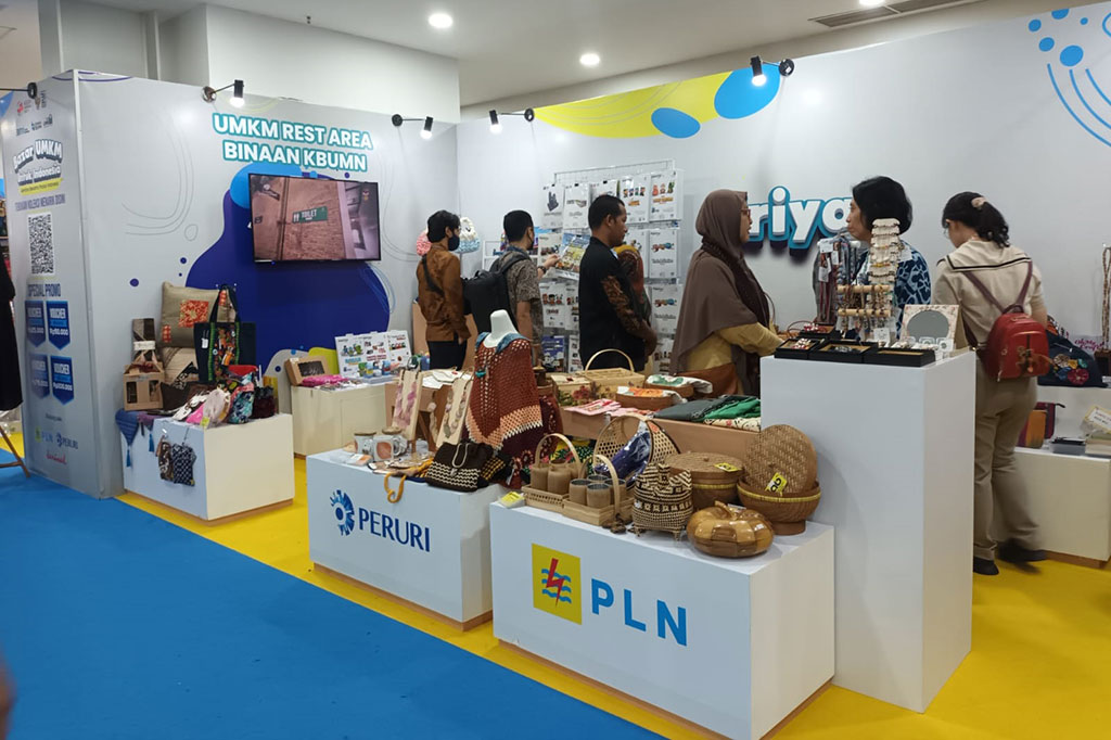 Kementerian BUMN menggelar Bazar UMKM untuk Indonesia