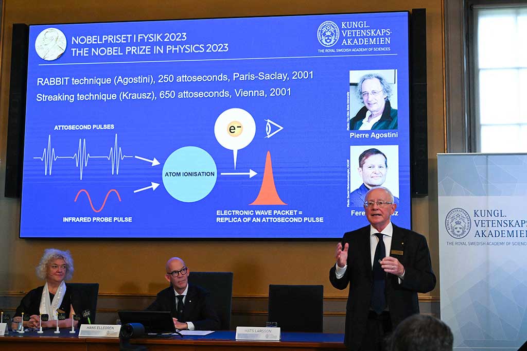 Trio Fisikawan Peneliti Atom Raih Nobel - Medcom.id