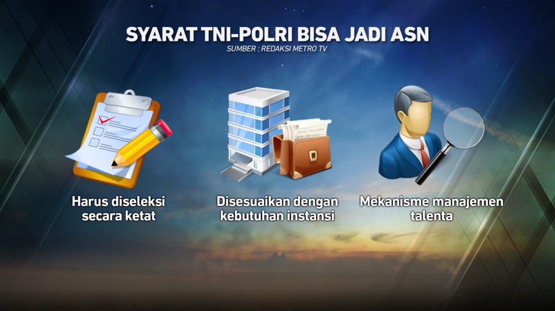 Urgensi Jabatan ASN Bisa Diisi Anggota TNI-Polri