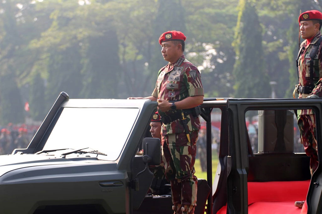Panglima Tni Pimpin Upacara Hut Ke 72 Kopassus