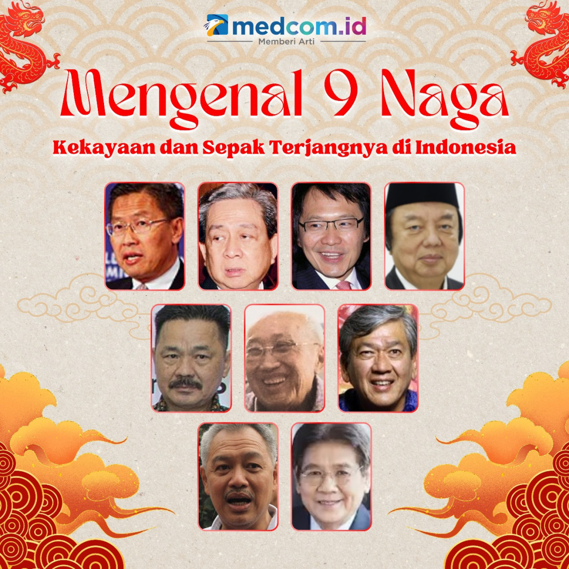 Mengenal 9 Naga, Kekayaan dan Sepak Terjangnya di Indonesia