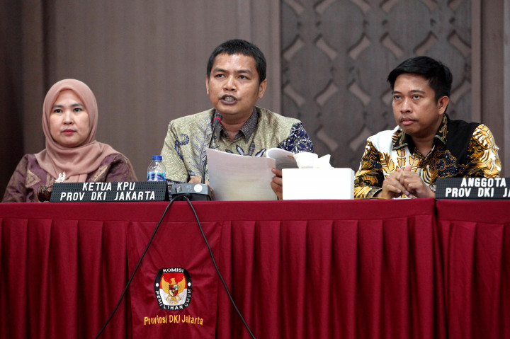 KPU Resmi Tetapkan Tiga Paslon Cagub-Cawagub Maju dalam Pilkada DKI